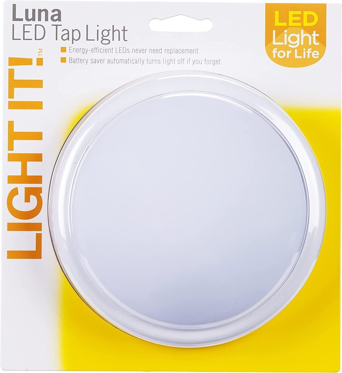 LIGHT IT 30302-308 Luna LED Tap Light, Battery Operated