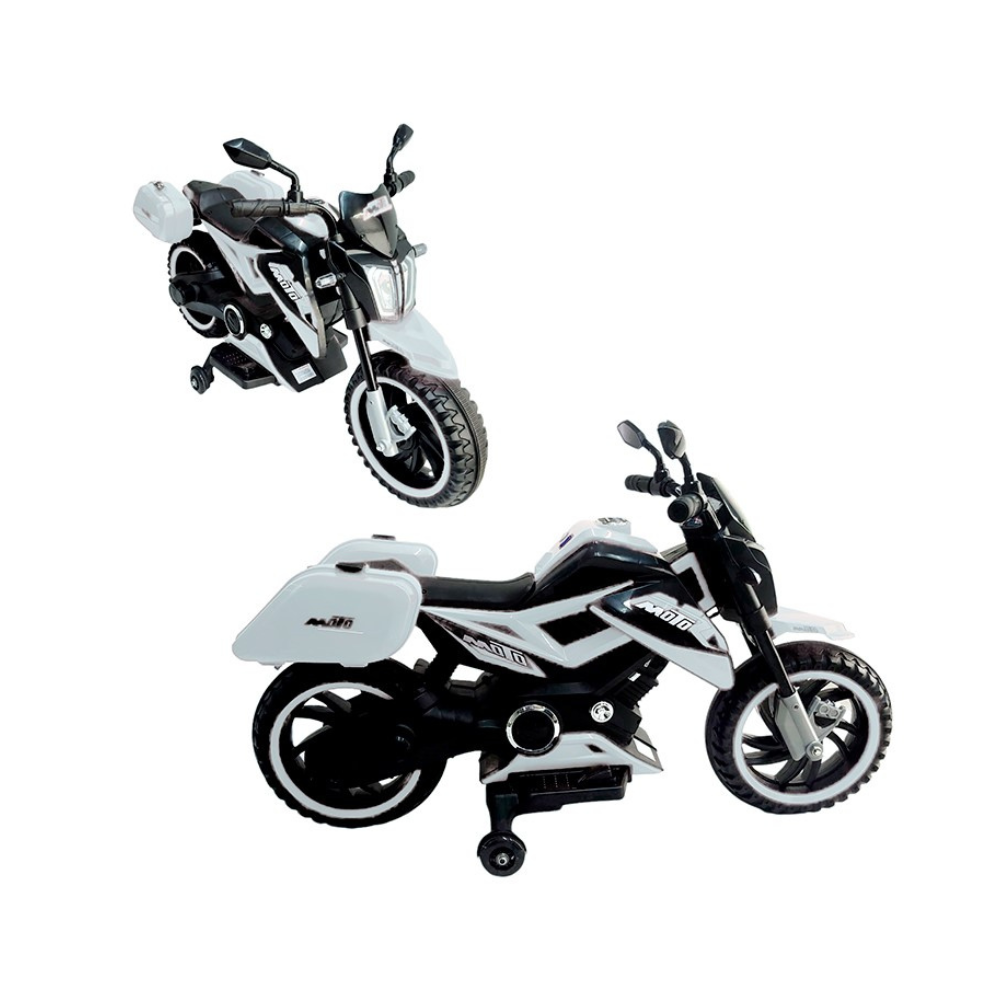 MOTORCYCLE TOY CHILDREN WHITE 163898 - TDC Limited