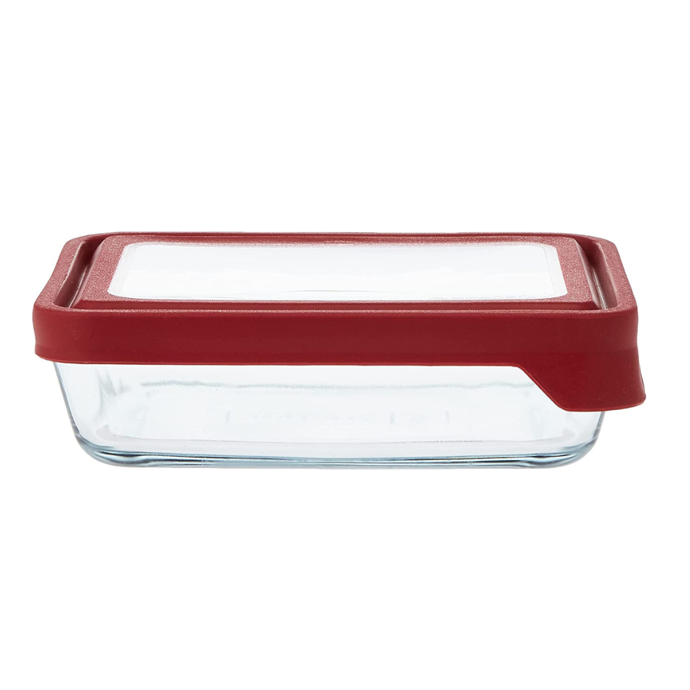 STORAGE CONTAINER GLASS RECT 6C 1201152 - TDC Limited