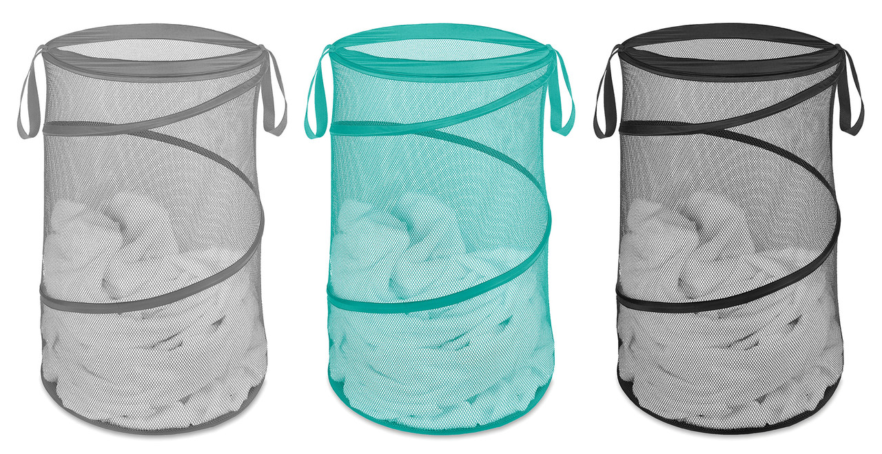 Whitmor 18X26 Fabric Collapsible Laundry Hamper