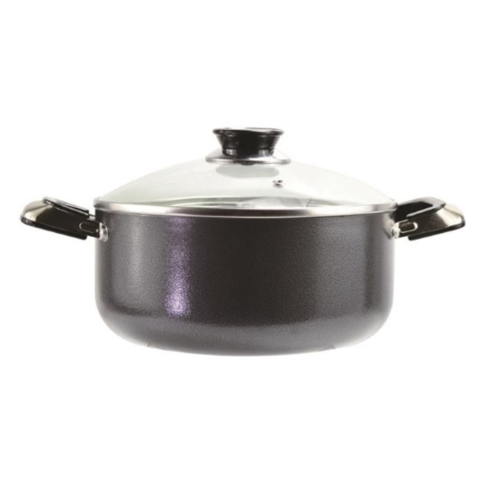 Euro Home 14-Quart Stock Pot w/ Tempered Glass Lid