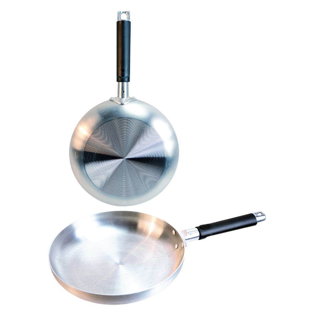 FRY PAN SHINY ALUMINUM 8" 1214577 - TDC Limited