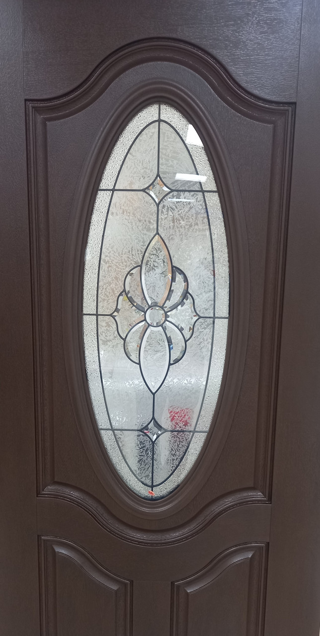 DOOR FIBERGLASS 36X80 OVAL DARK 101613 - TDC Limited