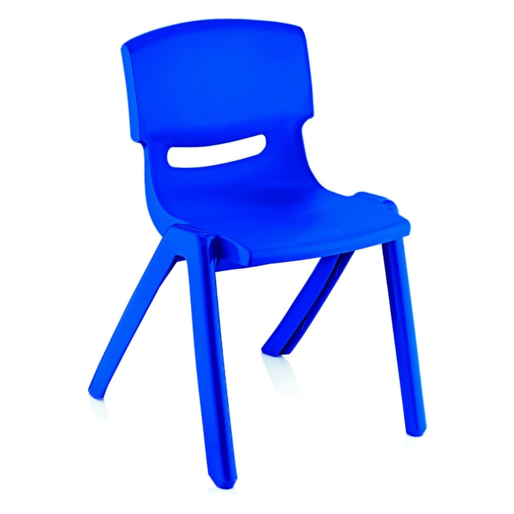 Plastic Children's Chair 31x35xh48cm – Blue KIDS Furniture