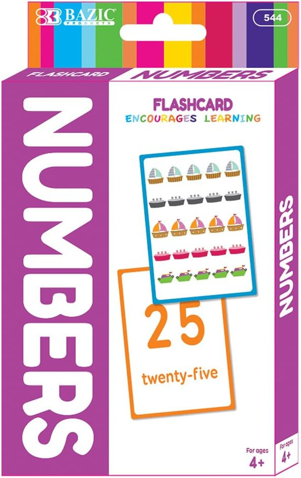 FLASH NUMBER CARDS 36PK 146063 - TDC Limited