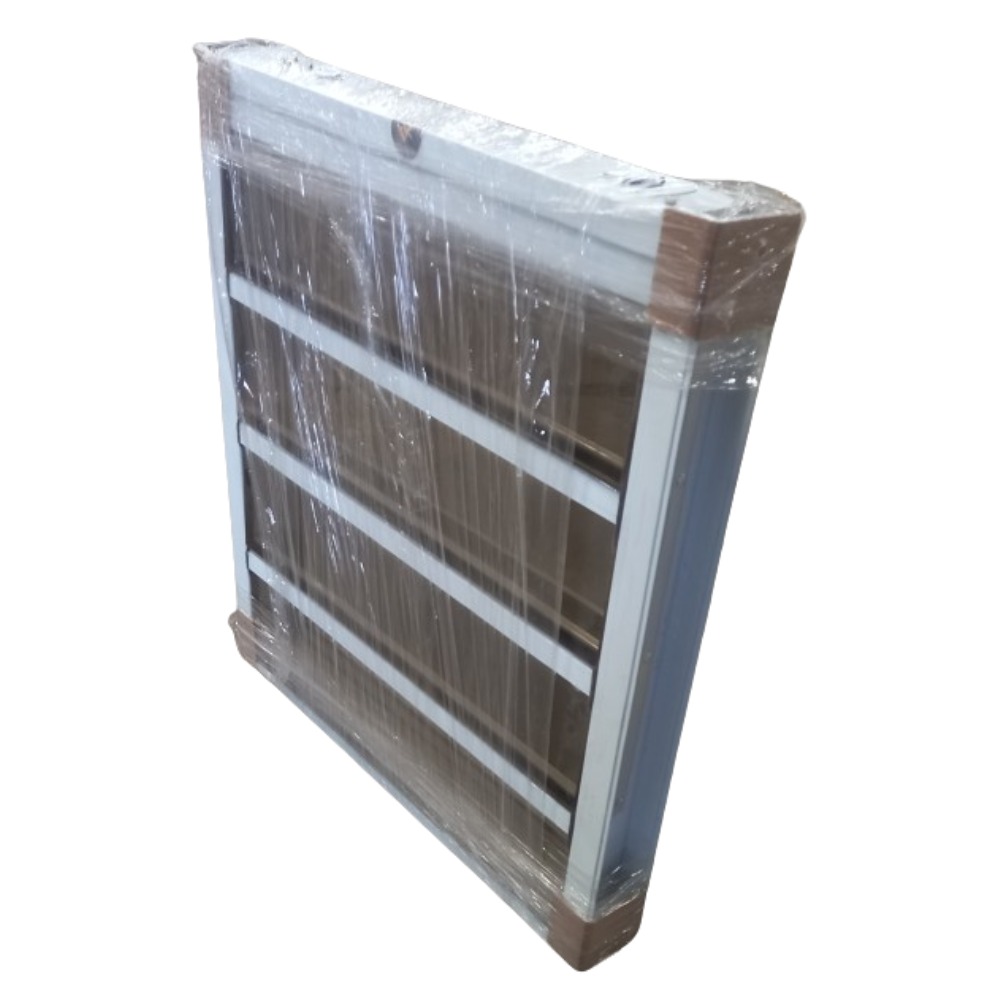 WINDOW S/GUARD 24"X25" FACTORY WH 6" BRZ GLAS W/SCREEN