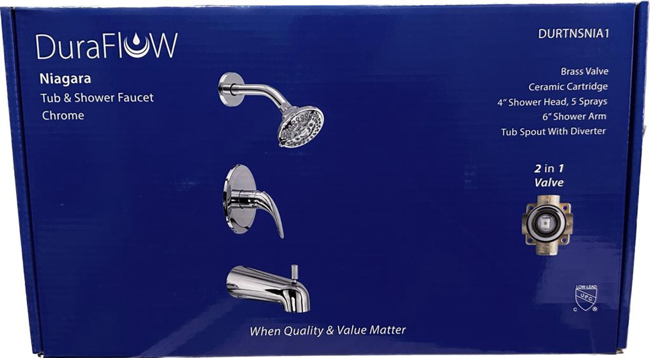 FAUCET SHOWER/TUB NIAGARA 075693 - TDC Limited