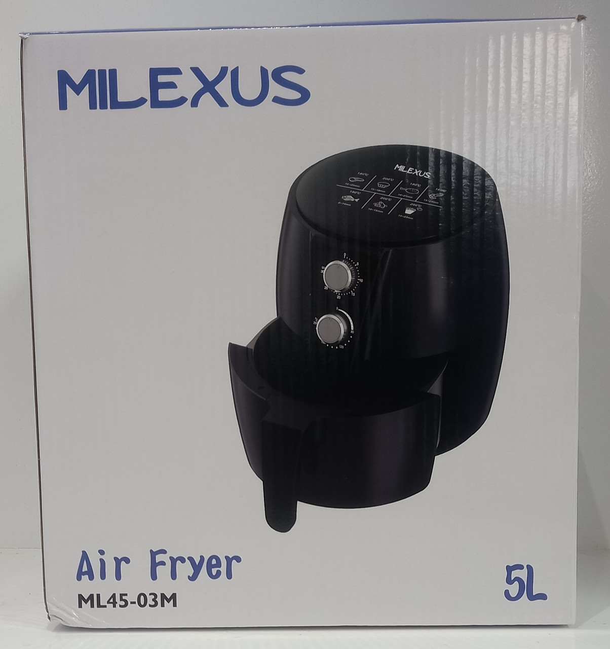 FRYER AIR 4.5L MILEXUS #ML45-03M 184268 - TDC Limited