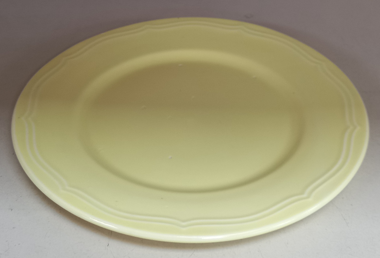 PLATE CERAMIC 8" YELLOW 1234235 - TDC Limited