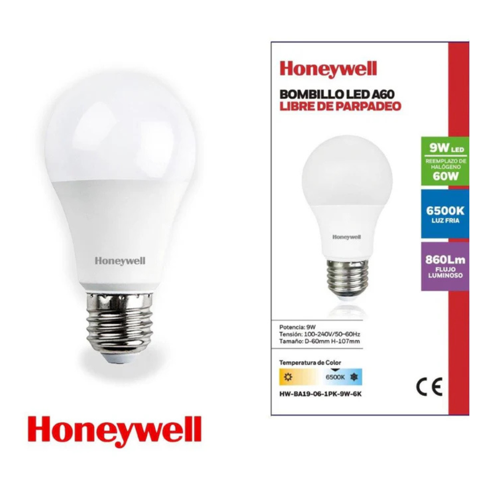 BULB LED A19 E27 9W 6500K 080444 - TDC Limited