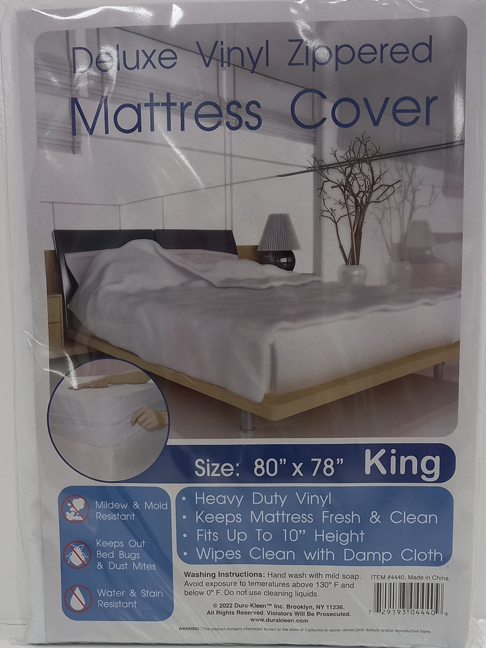 COVER MATTRESS KING ZIPPERED 1215363 - TDC Limited