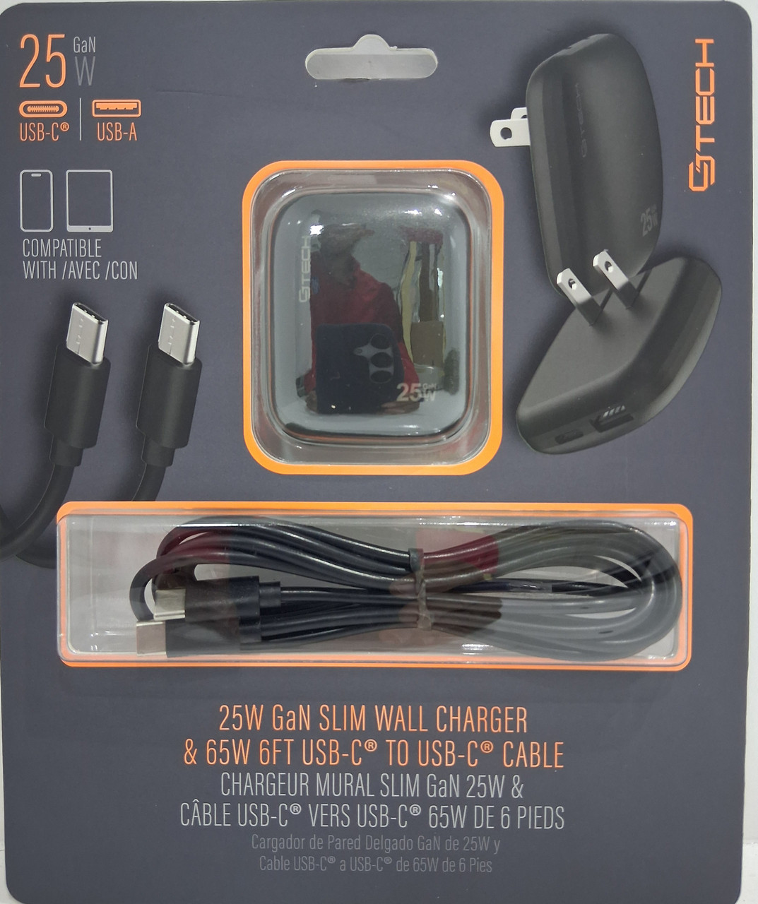 CHARGER 25W AND 65W 6FT USB C TO 200049 - TDC Limited