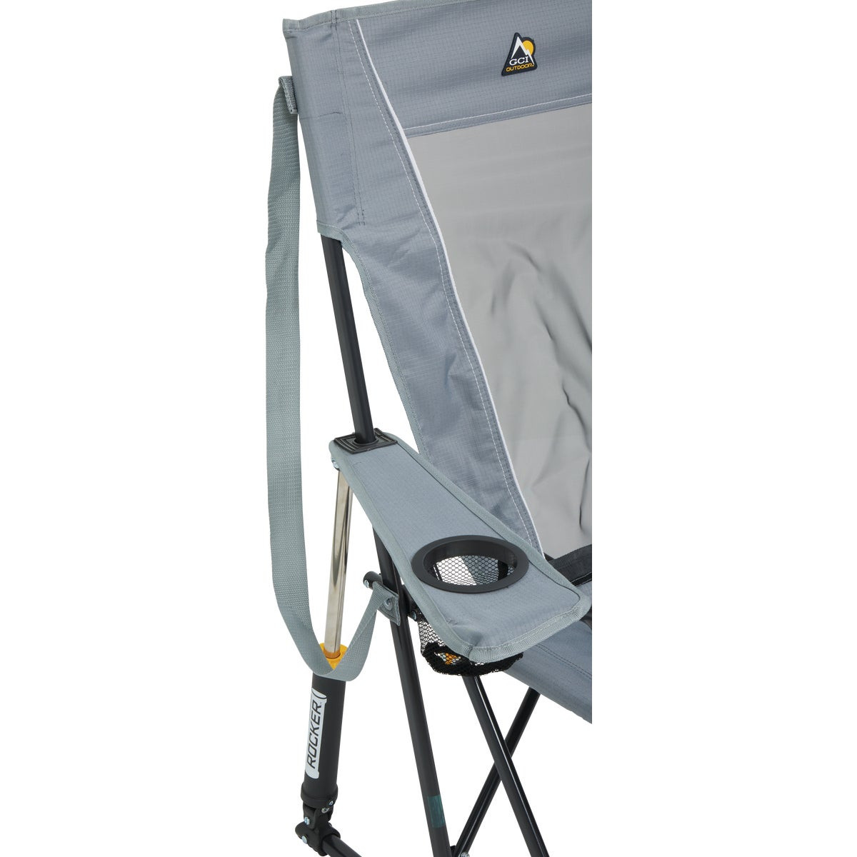 GCI Outdoor Comfort Pro Mercury Gray Folding Rocker * Portable Outdoor ...
