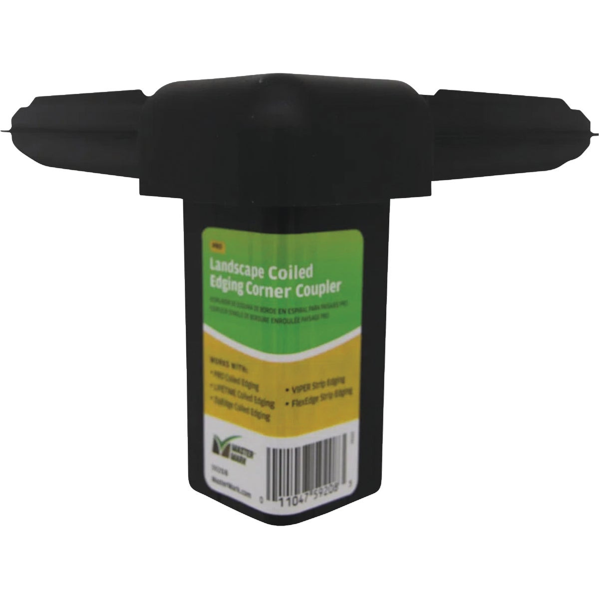 Master Mark Pro 90 Degree Black Plastic Lawn Edging Coupler - Durable ...