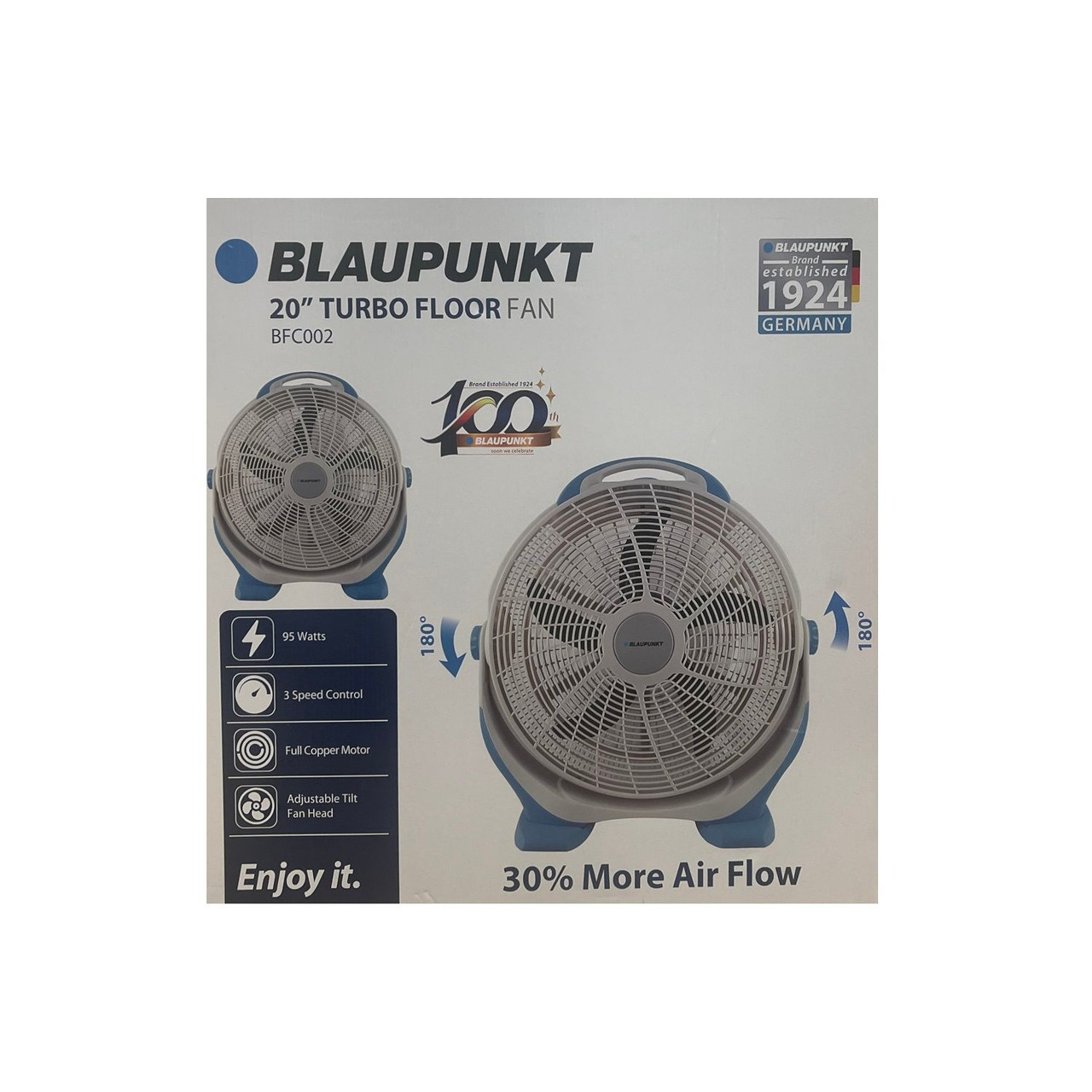 FAN FLOOR 20" 95W GRAY 181147 - TDC Limited