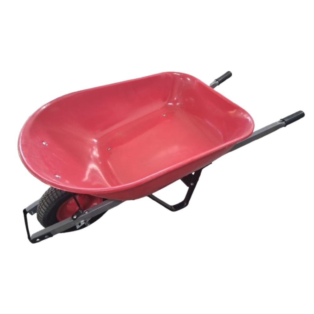 WHEELBARROW 6CUFT RED METAL 092498 - TDC Limited