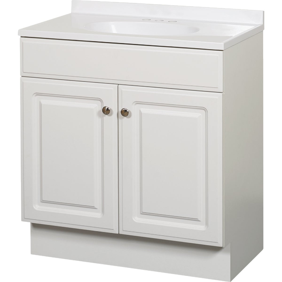 Zenith Zenna Home White 30-Inch Vanity with Cultured Marble Top - TDC ...