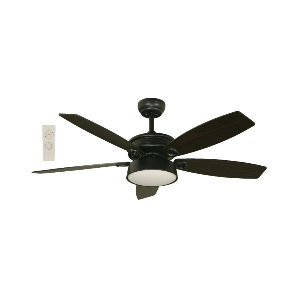 FAN CEILING 52" MATTE BLACK 120V 082734 - TDC Limited