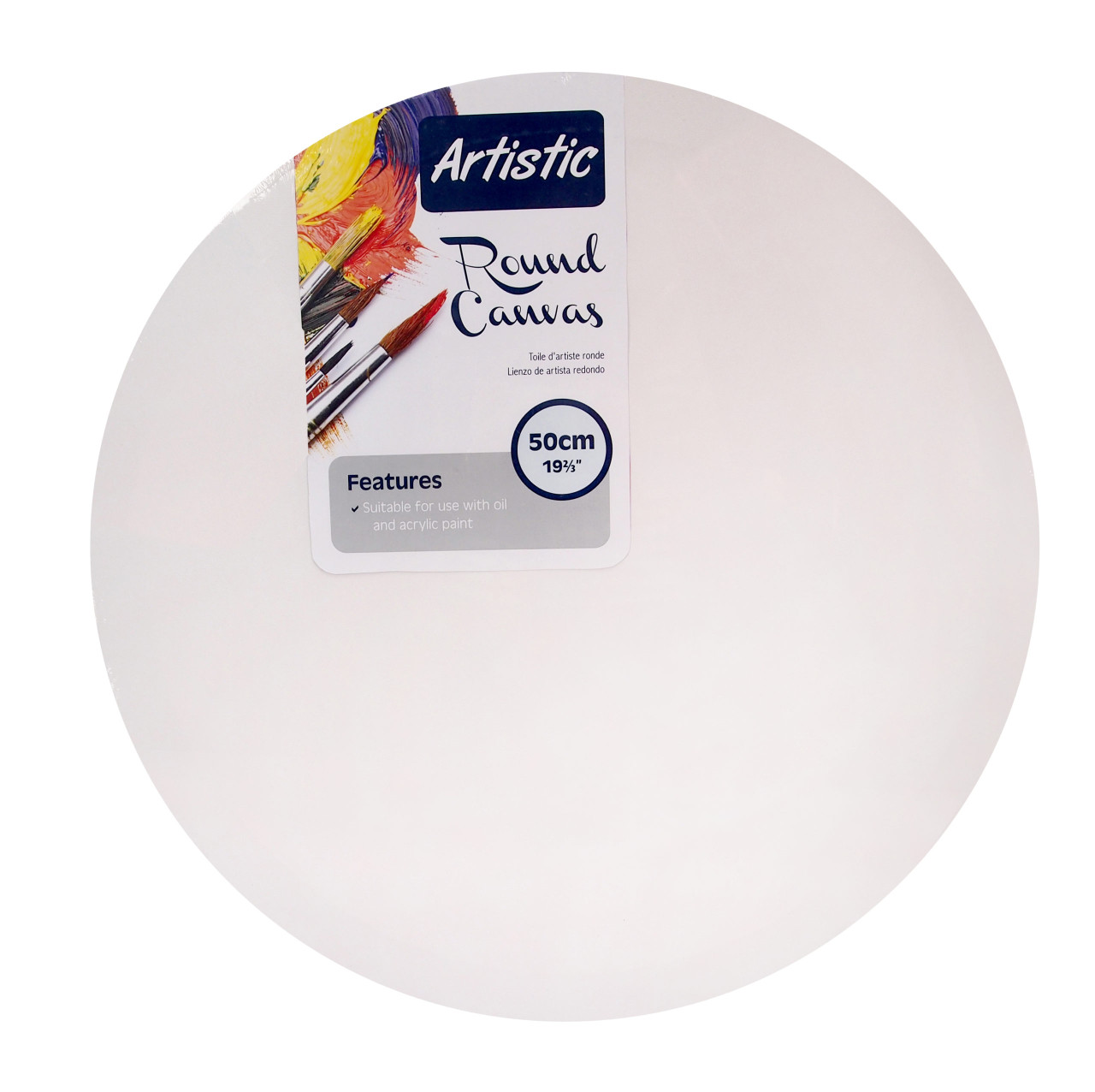 CANVAS ARTISTIC 50CM/20"ROUND 176310 - TDC Limited