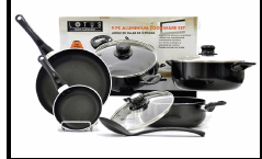 COOKWARE SET PRESSED ALUMINIUM 1208462 - TDC Limited