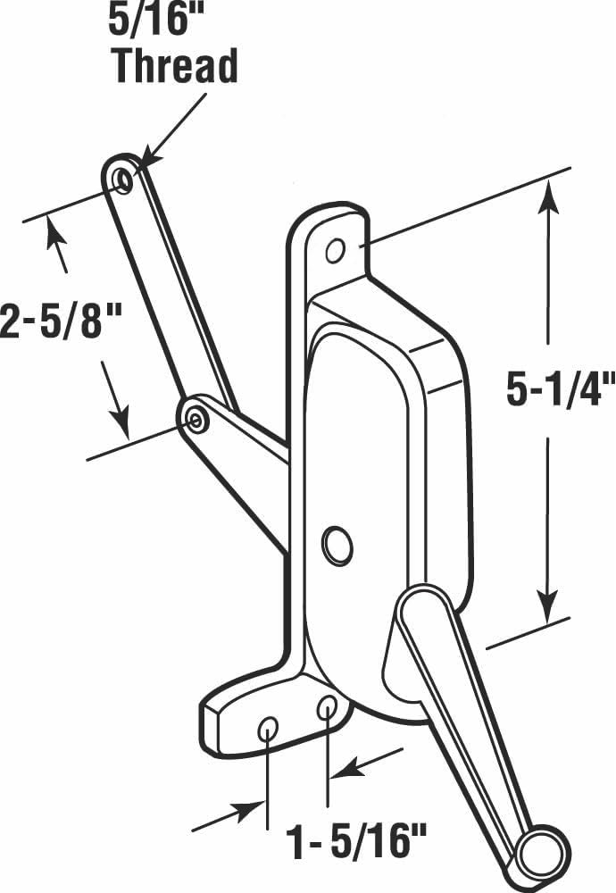 IRON WINDOW OPERATOR RIGHT 100251R - TDC Limited