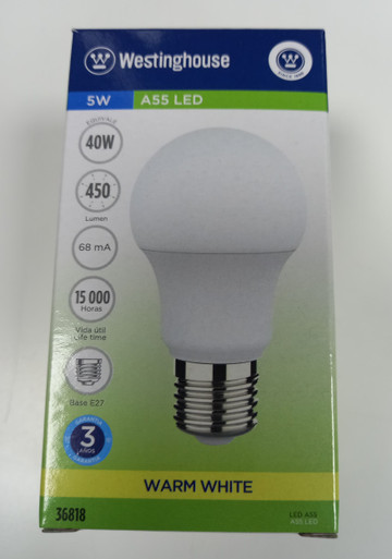 BULB LED A55 E27 30K #36818 088230 - TDC Limited
