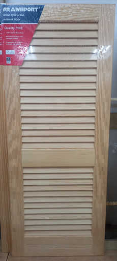 DOOR FIXED LOUVRE 32"X80 SYP 101438 - TDC Limited