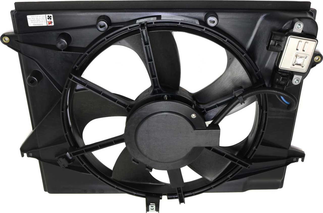SONATA 15-17 RADIATOR FAN ASSEMBLY, Single Fan, 2.4L , (Exc. Hybrid ...