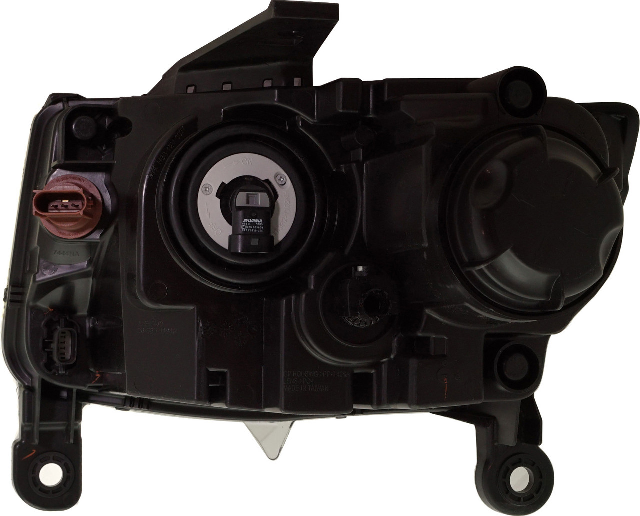 GRAND CHEROKEE 14-16 HEAD LAMP RH, Assembly, Black Trim, Standard Type ...