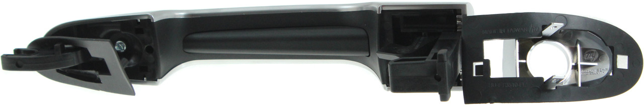 FIAT 500L 14-16 FRONT EXTERIOR DOOR HANDLE LH, Silver, w/ Key hole ...