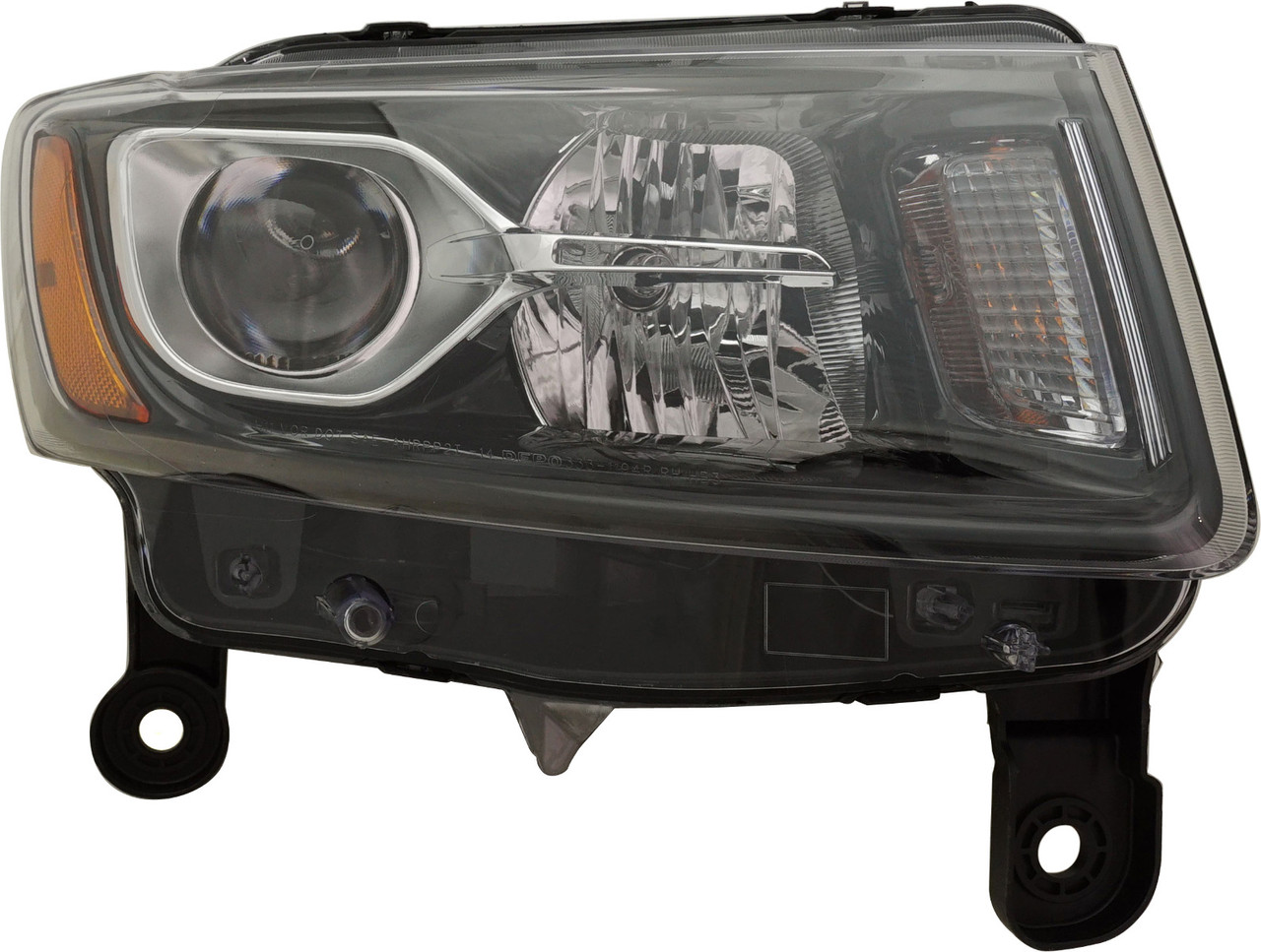 GRAND CHEROKEE 14-16 HEAD LAMP RH, Assembly, Black Trim, Standard Type ...