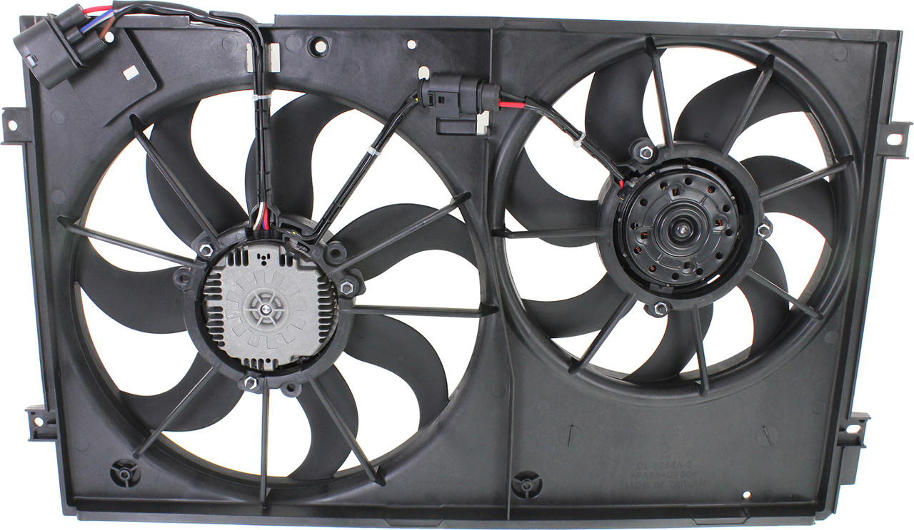 JETTA 05-14 RADIATOR FAN ASSEMBLY, Dual Fan, 2.5L Eng, w/o Louver Type ...