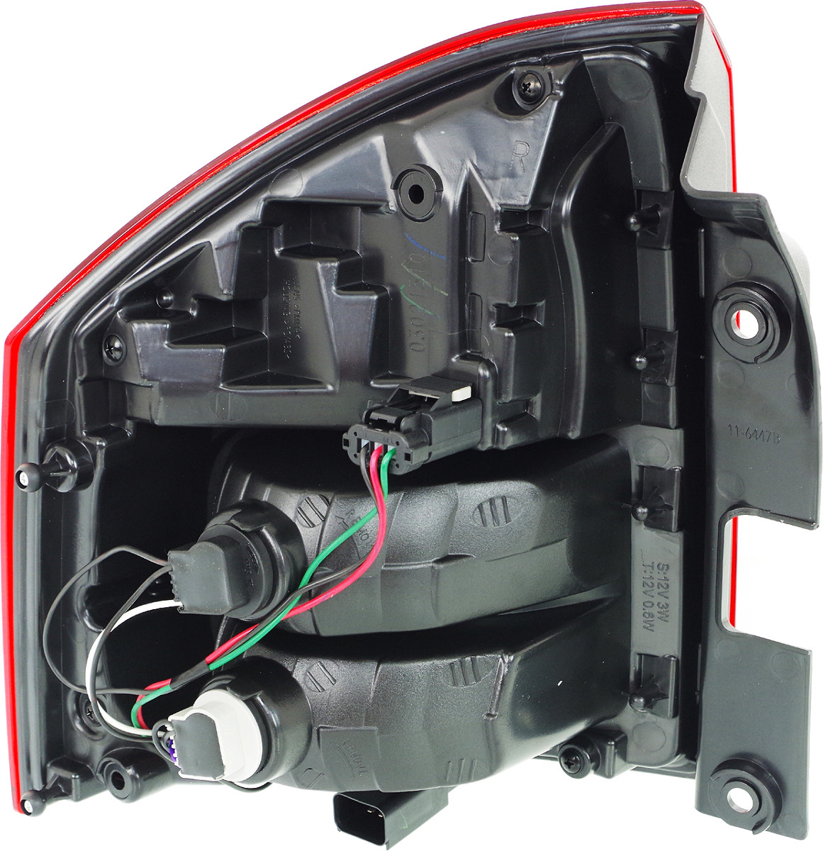 COMPASS 11-13 TAIL LAMP RH, Assembly, LED - CAPA - Busted Auto Parts