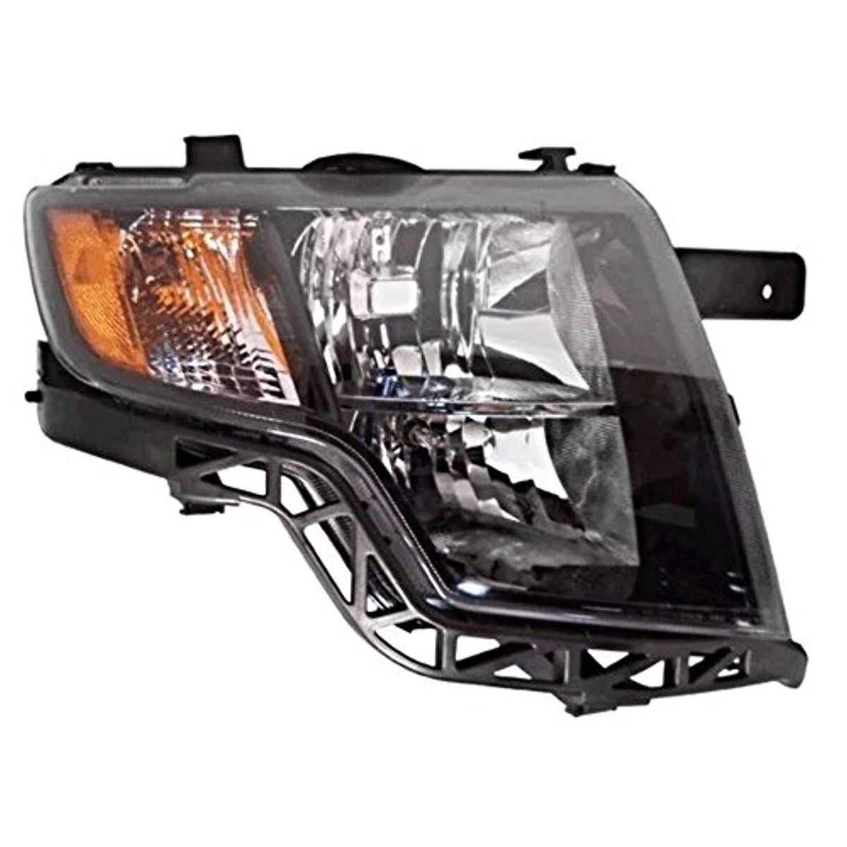Fits 07-10 Edge Right Passenger Headlamp Assembly w/Black Bezel ...