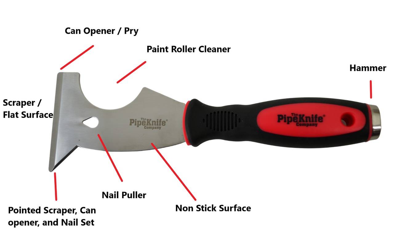 Painters 6 in 1 Heavy Duty Professional Multi Tool 3" Carbon Steel ...