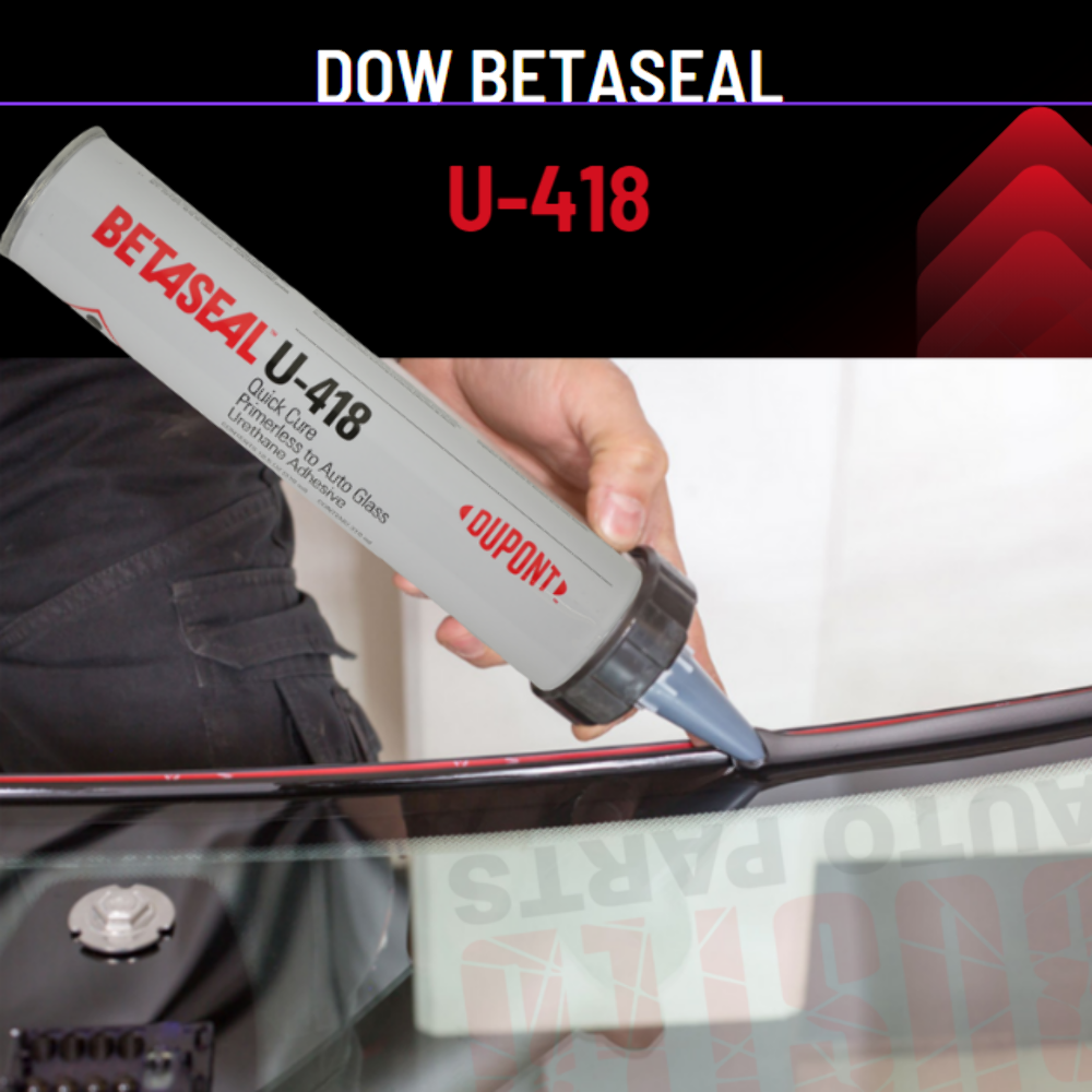 U-418 Dow Betaseal Auto Glass Primerless Urethane//Adhesive (4) Tubes ...