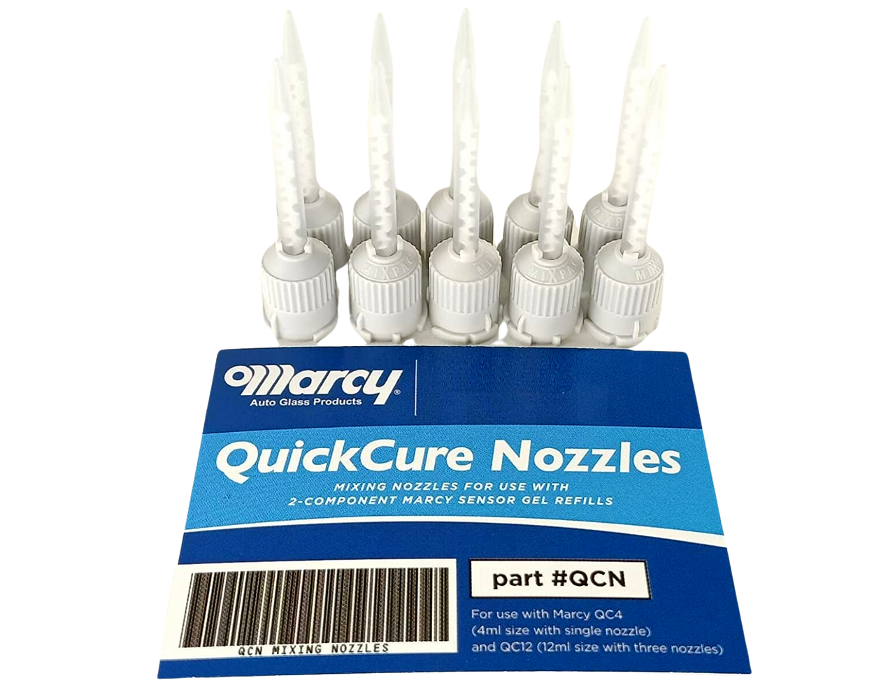 Marcy Adhesives QuickCure Replacement Nozzles 10 per Bag For QC4 and ...