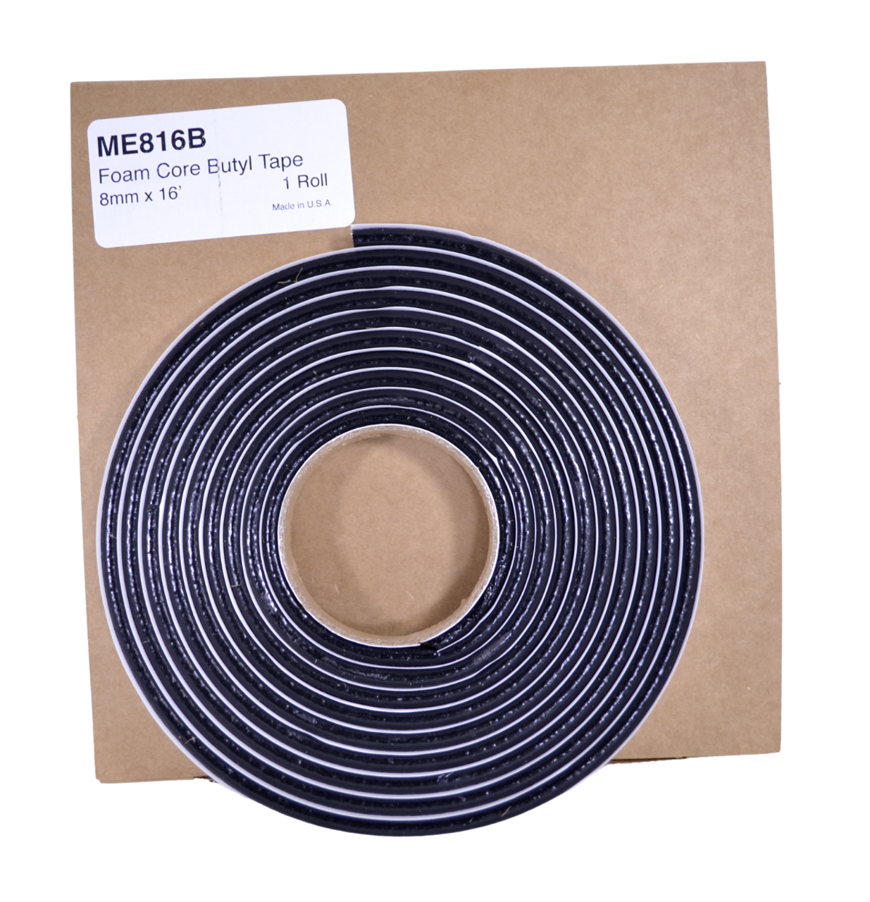 8mm X 16 Round Foam Core Butyl Tape Roll Auto Glass Adhesive 6 Pack