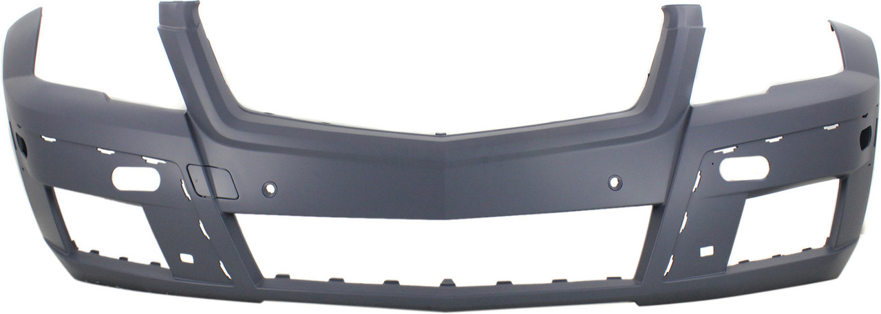 GLK-CLASS 10-12 FRONT BUMPER COVER, Prmd, w/o HLW Holes, w/ Parktronic ...