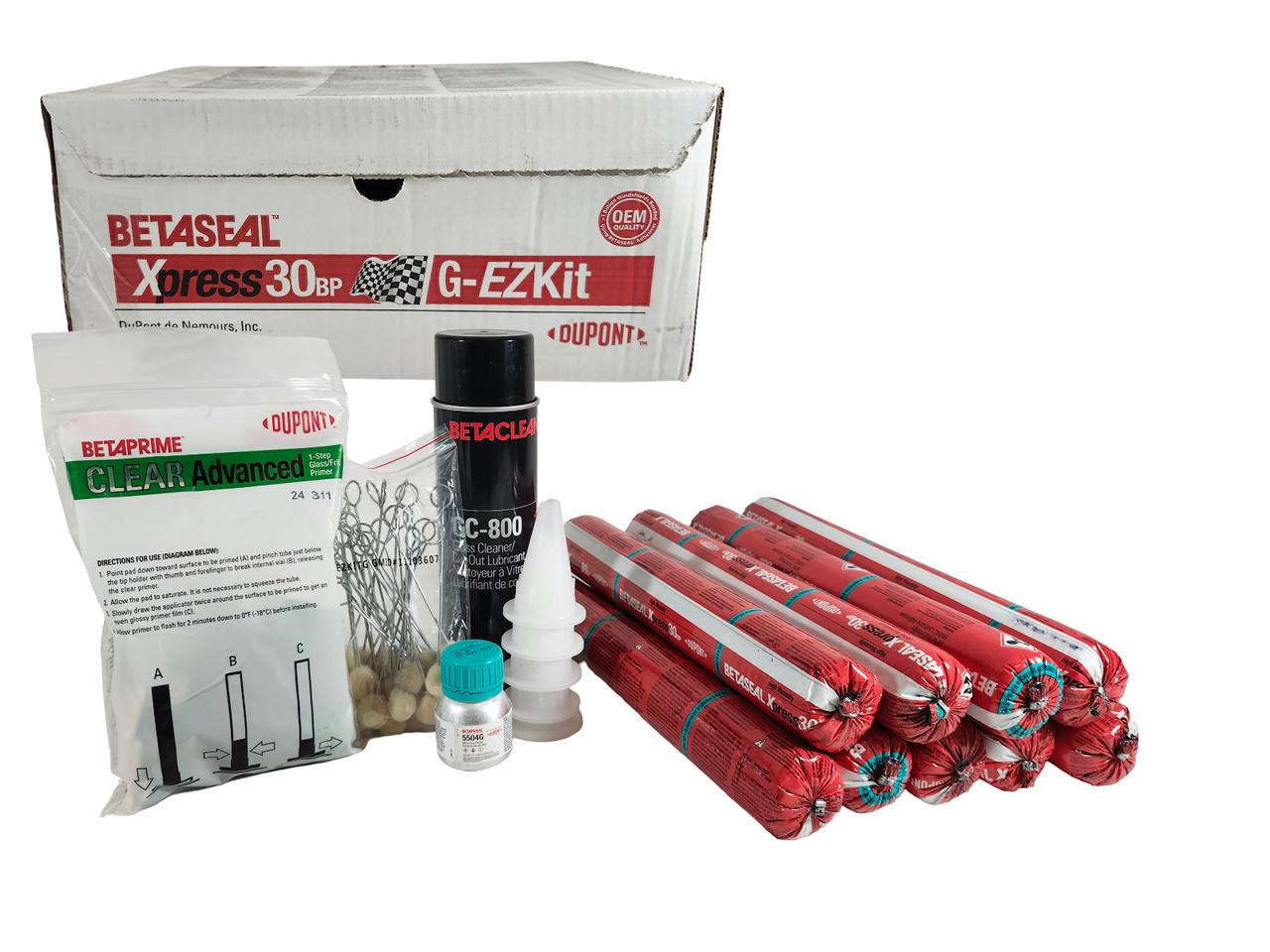 Betaseal Xpress 30 BP KIT Advanced-Cure Auto Glass Urethane, Adhesive 9 ...