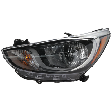 ACCENT 12-14 HEAD LAMP LH, Assembly, Halogen, Standard Type, Hatchback ...