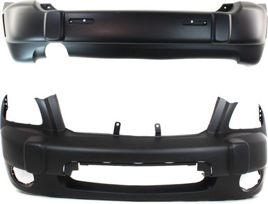 HHR 06-11 FRONT AND REAR BUMPER COVER, Primed, LS/LT Model - CAPA ...