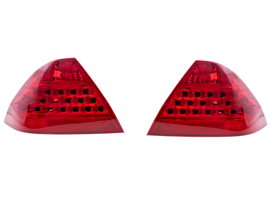 Fits 06-07 Accord Left & Right Set Tail Lamp Units w/Red Lens Outer ...