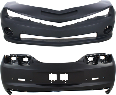 CAMARO 10-13 FRONT AND REAR BUMPER COVER, Set of 2, Primed, SS Model ...