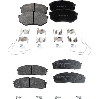 CRESSIDA 89-92 FRONT AND REAR BRAKE PAD SET, 4-Wheel Set - Busted Auto ...