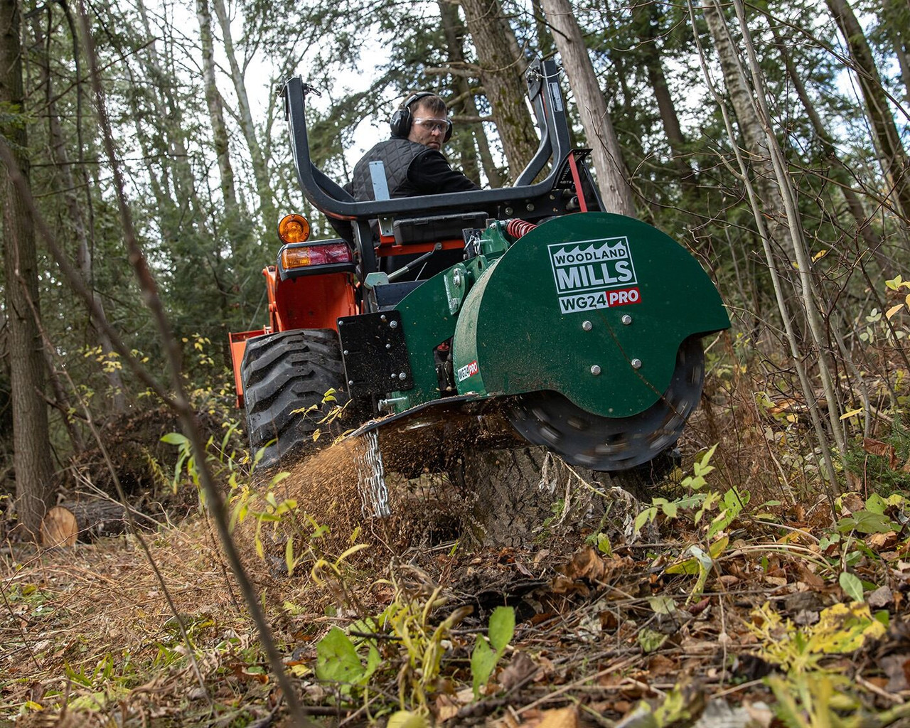 WG24 PRO Stump Grinder | Woodland Mills