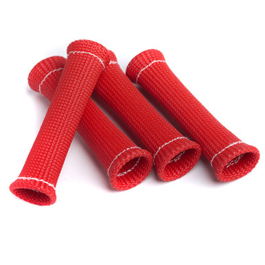 Cool-It Plug Wire Sleeve, Red 4-pk