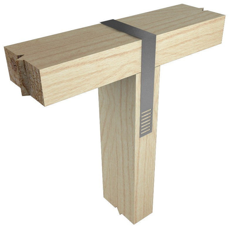 Stud Tie Double Sided 400 x 25mm - Prebent for 70mm timber - Lamcal ...