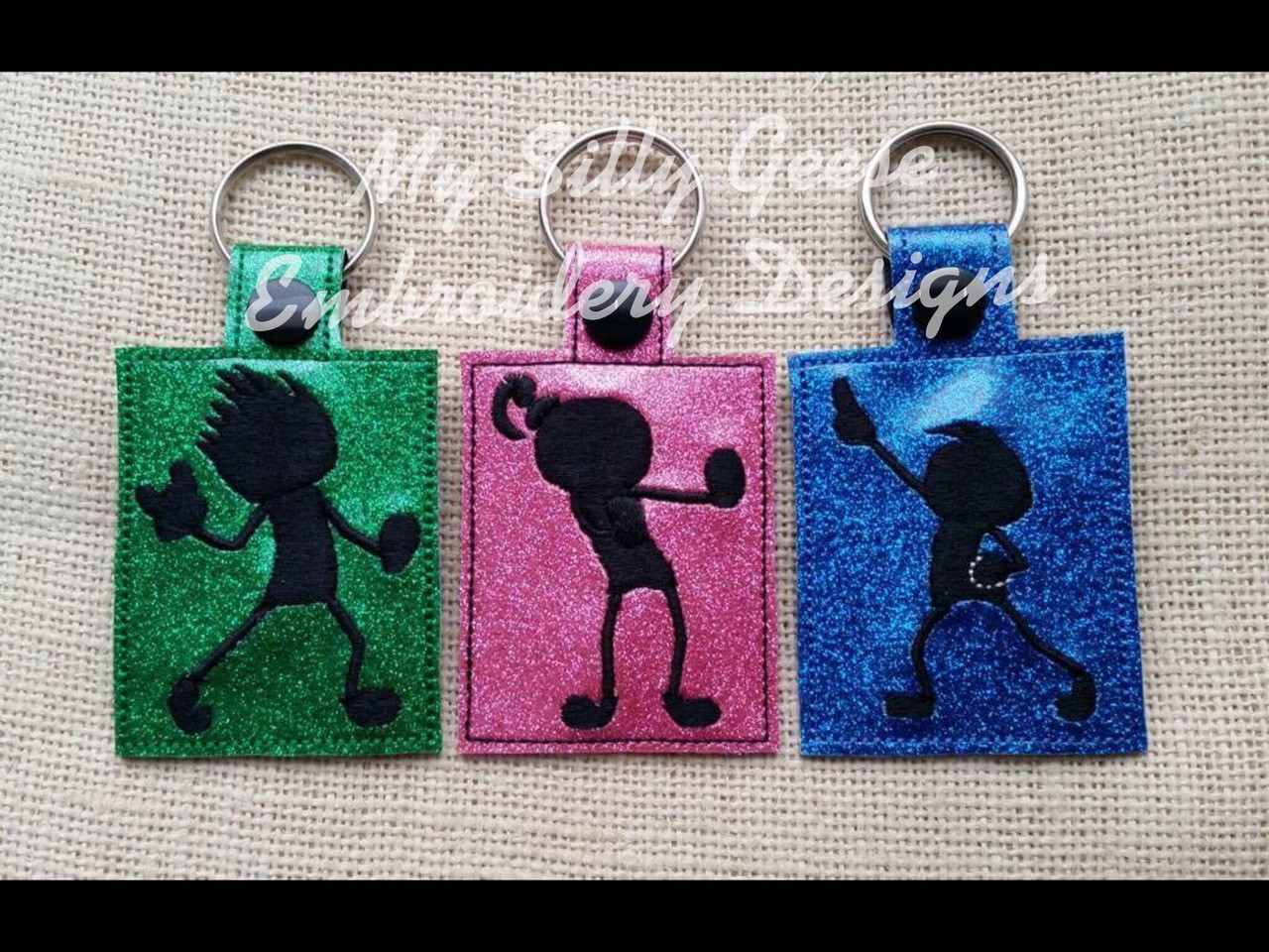 Key Chain Dancer Set 1 - My Silly Geese