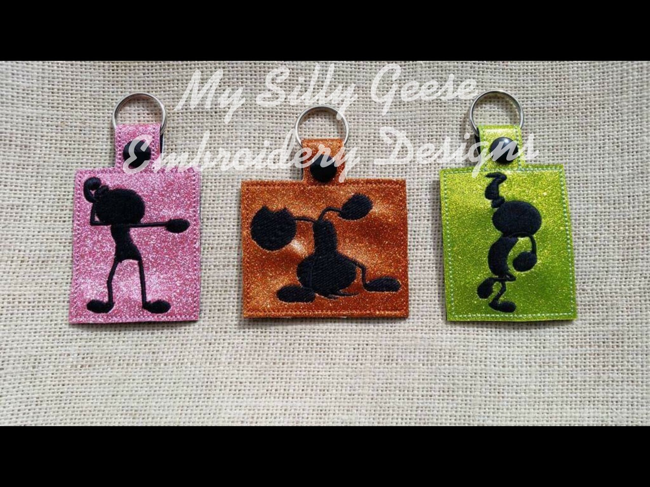 Key Chain Dancer Set 2 - My Silly Geese